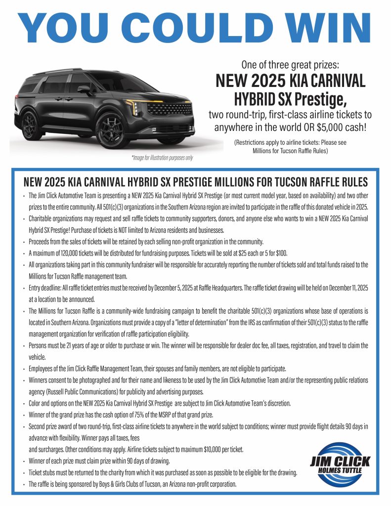 The Raffle Rules – Millions for Tucson